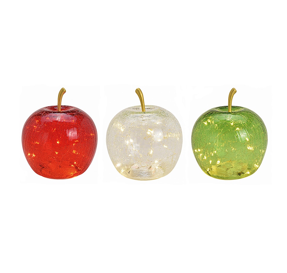 Koppers Home Assorted LED Apples (pack of 3) - TSC.ca