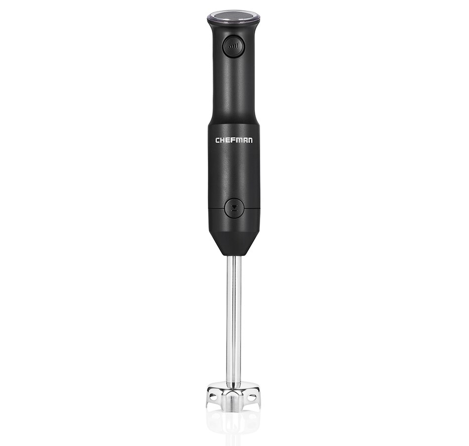 Chefman Rechargeable Hand Blender with Blade Guard and Pot Protector ...