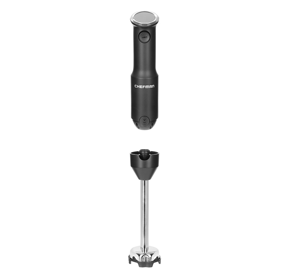 Chefman Rechargeable Hand Blender with Blade Guard and Pot Protector ...
