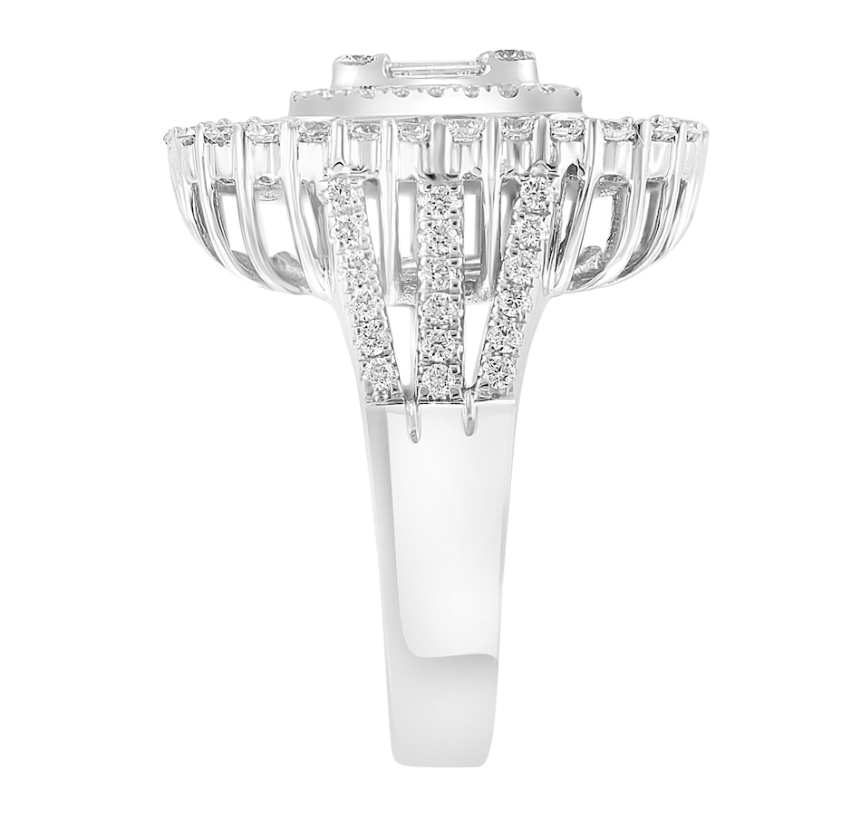 14K White Gold 2.42 ctw Diamond Ring - TSC.ca