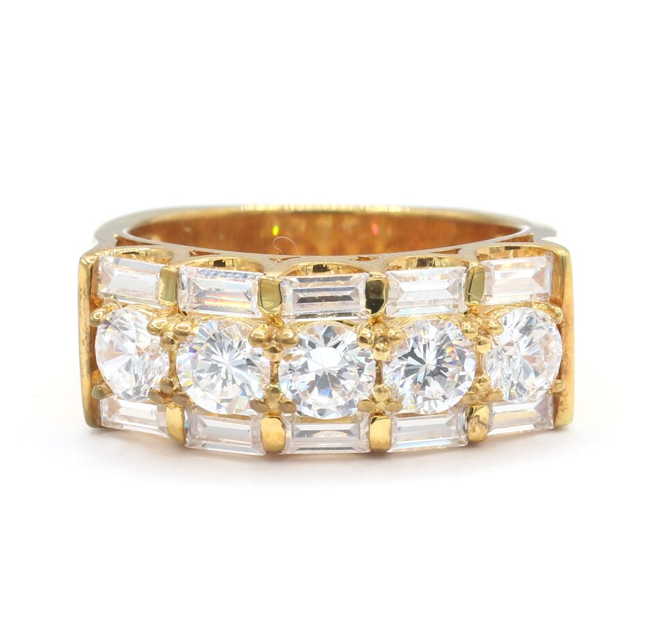 Diamonelle Sterling Silver Diamonelle Band Ring - TSC.ca