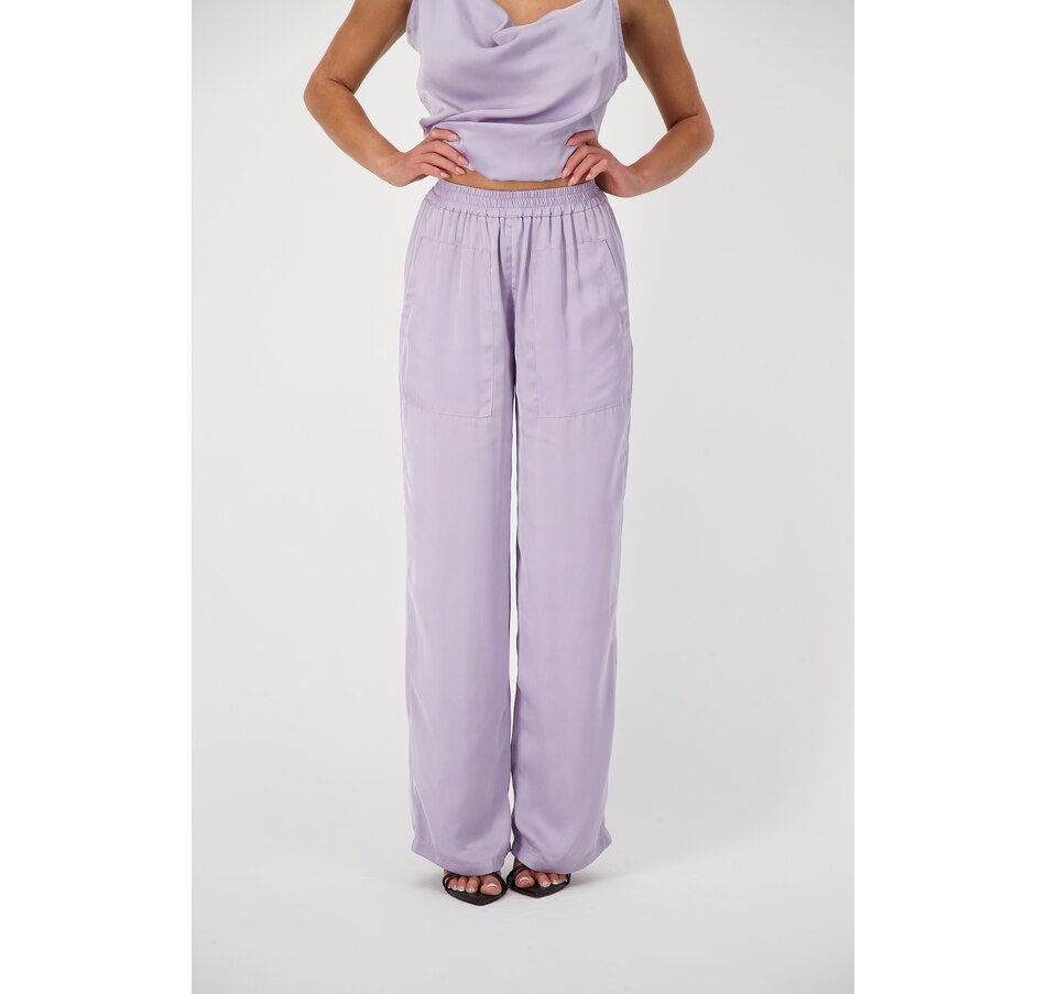 Amanda Maria Satin Flow Pant - TSC.ca