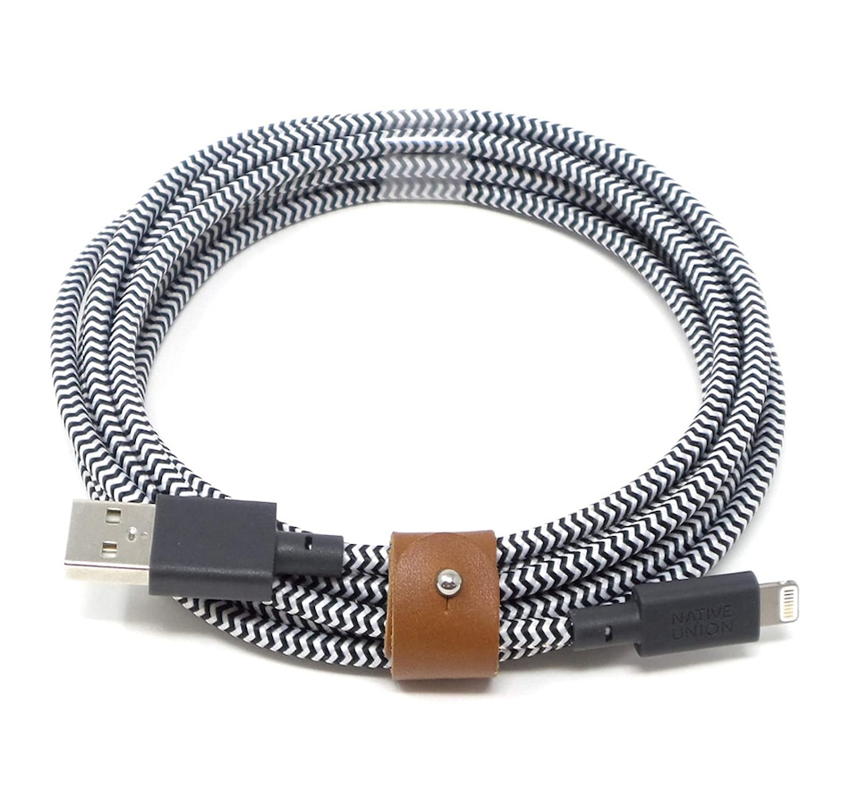 Native Union Belt XL 10' Lightning Cable (zebra) - TSC.ca