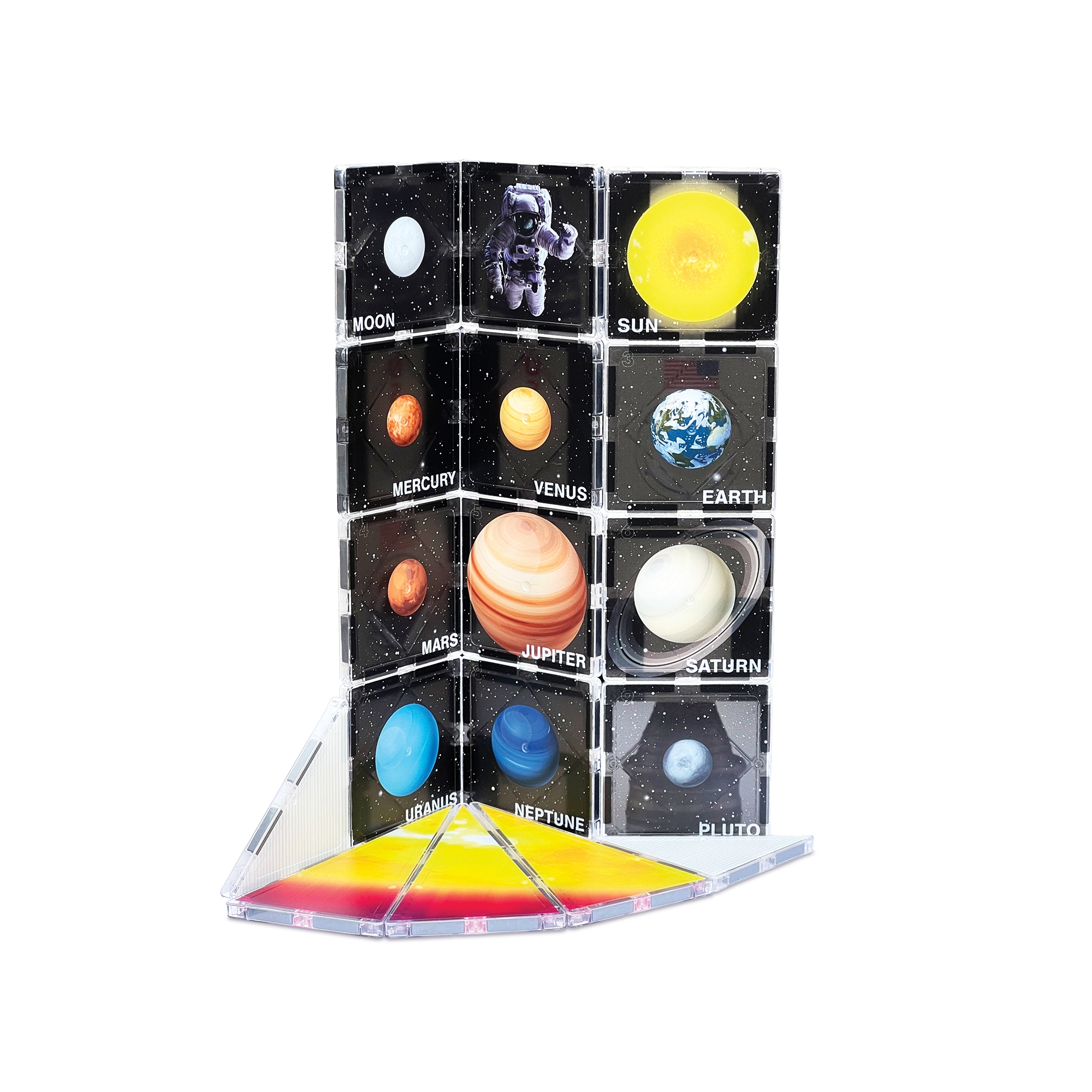 CreateOn NASA Rocketship Magnetic Tile Set - TSC.ca