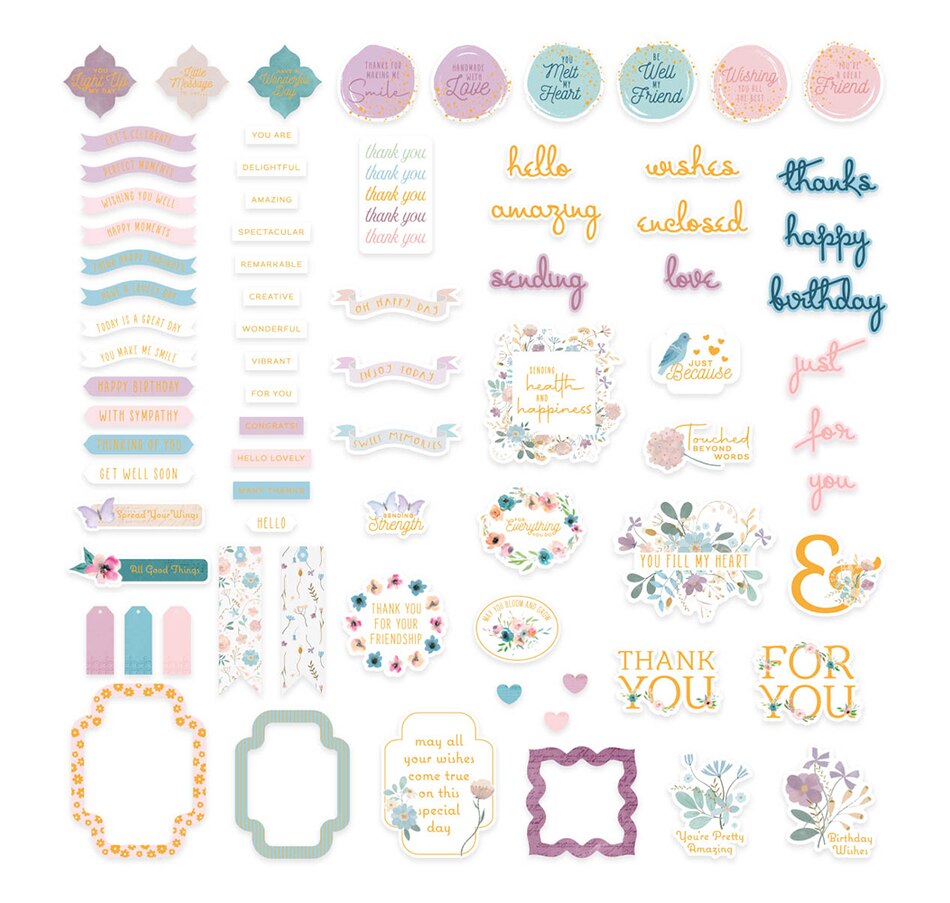 Home & Garden - Arts & Crafts - Cardmaking Supplies - Floral Friendship ...