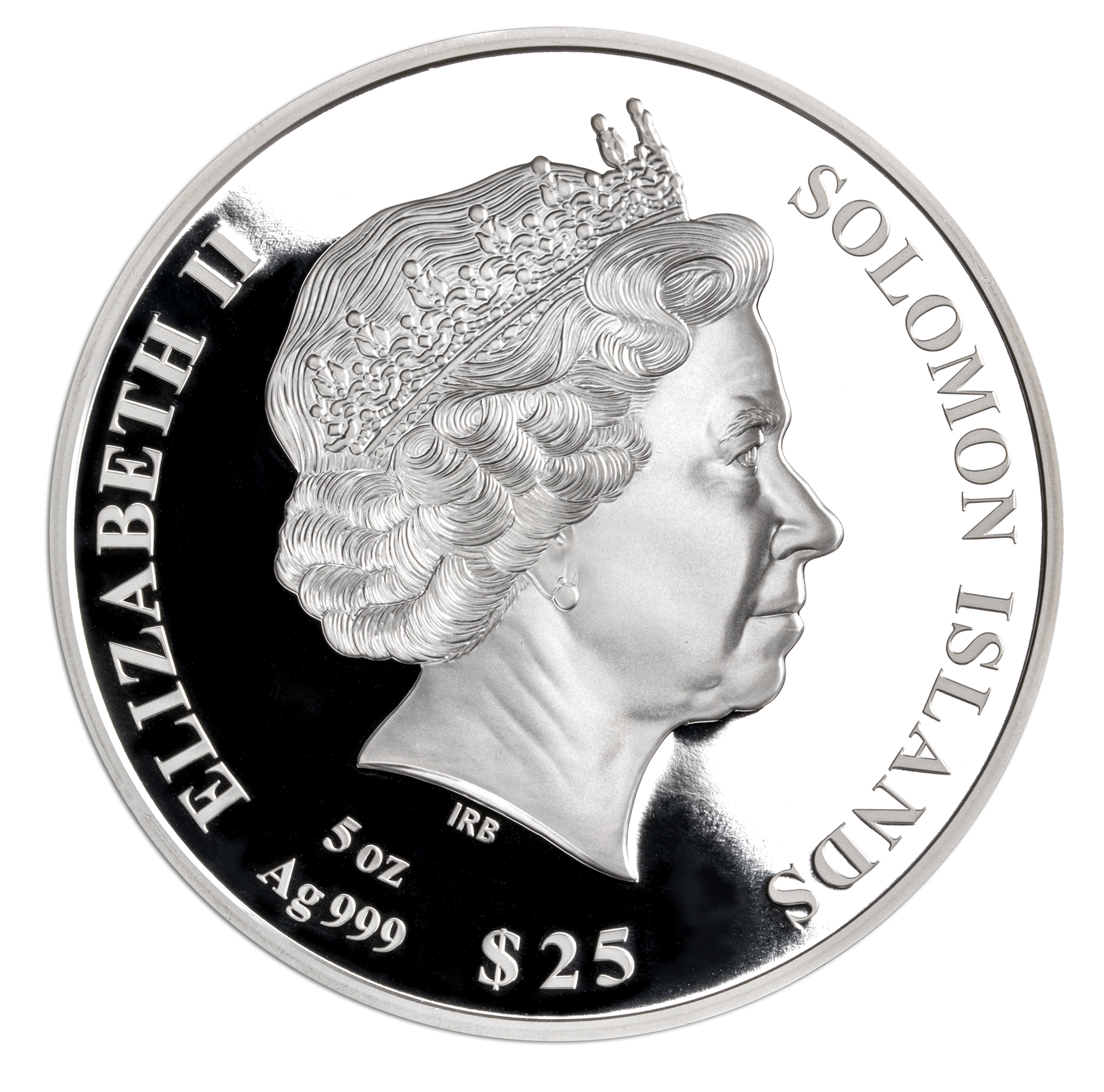 2024 Marco Polo Commemorative $25 Solomon Islands 5-Ounce Fine Silver ...