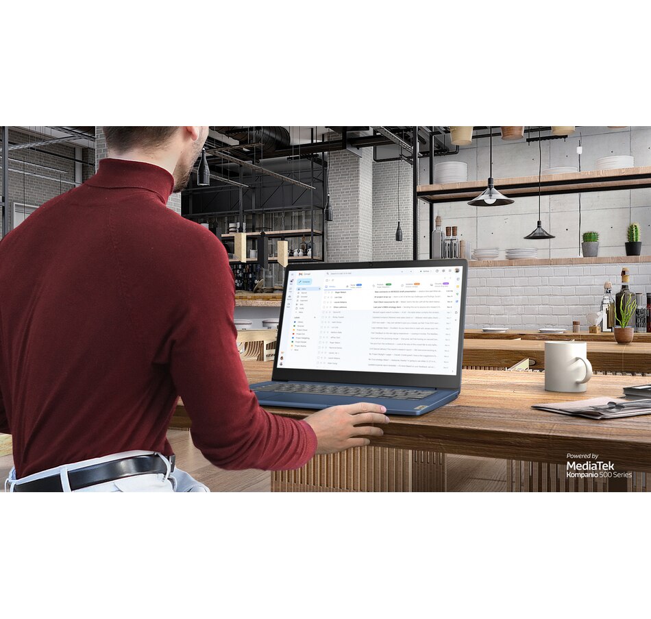 Lenovo IP Slim 3 14" FHD 128GB Chromebook Laptop with Mouse and 3 ...