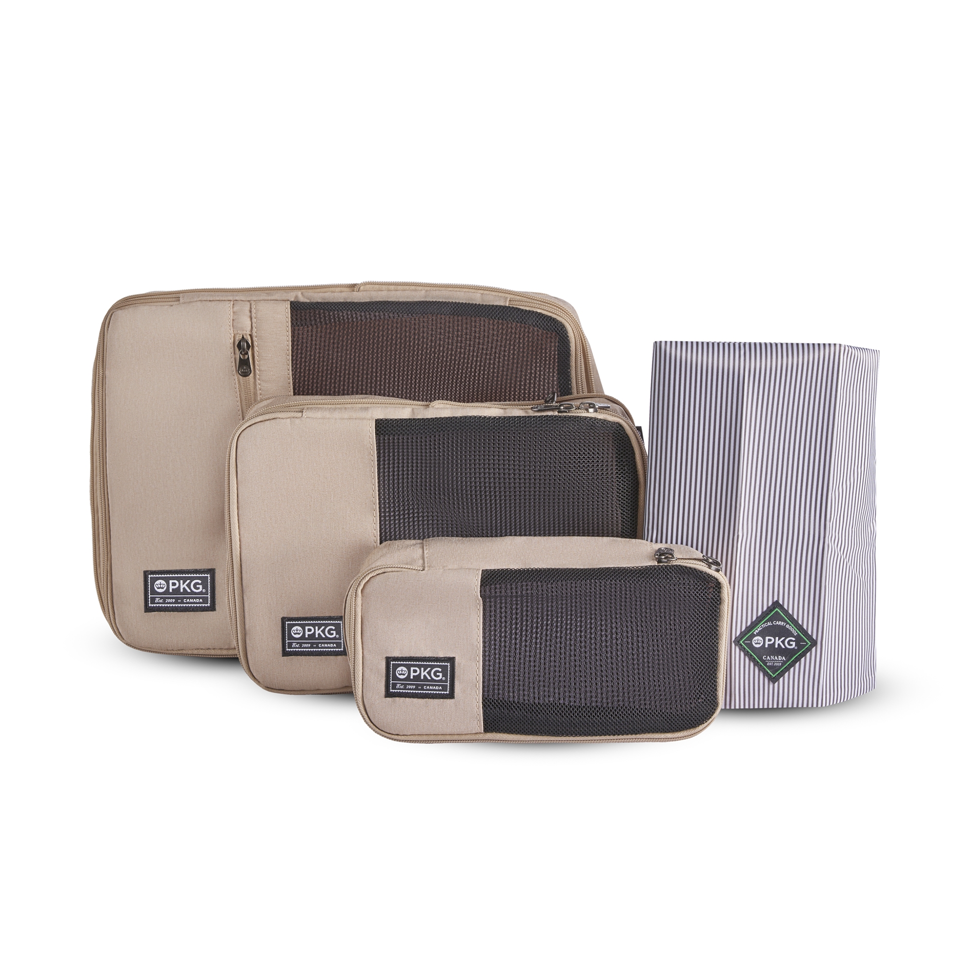 PKG Recycled Compression Packing Cubes (3-pack) - TSC.ca
