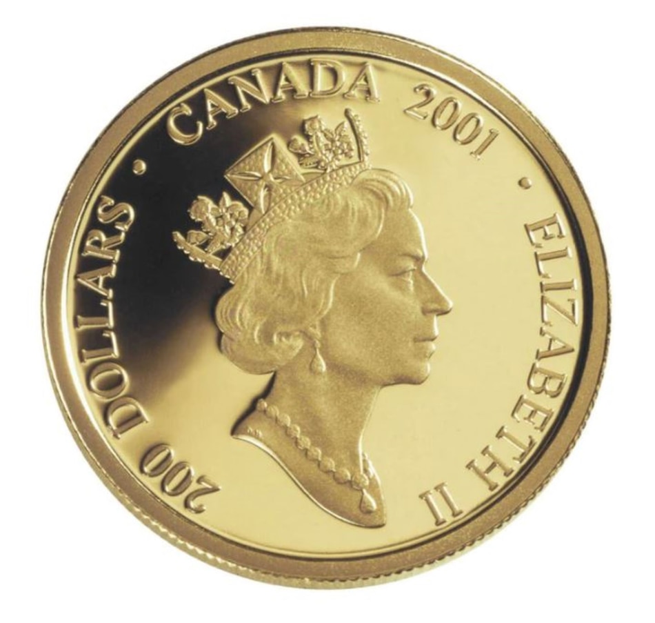 2001 $200 Krieghoff The Habitant Farm Gold Coin - TSC.ca
