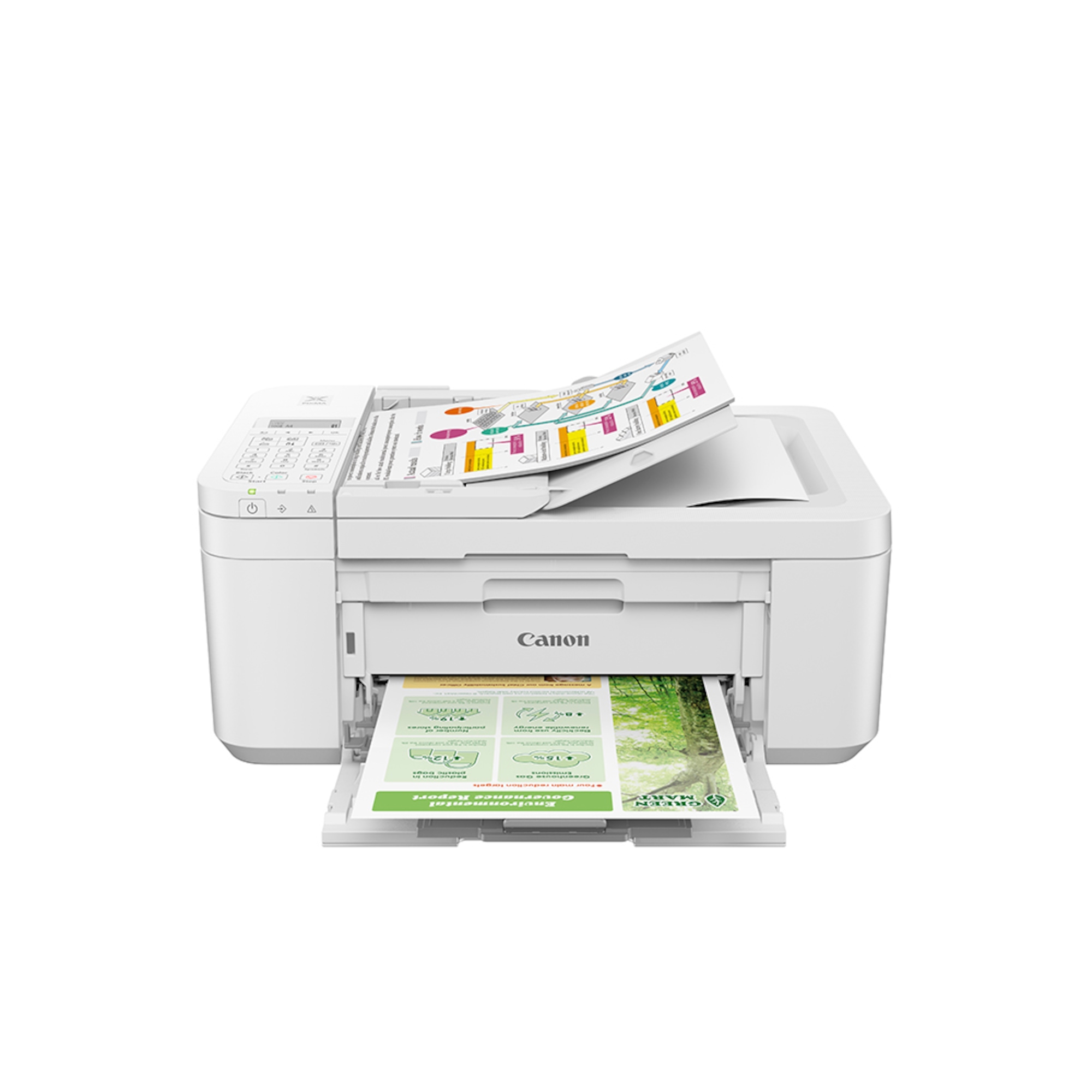 Canon Pixma TR4720 Wireless All-in-One Printer (white) - TSC.ca