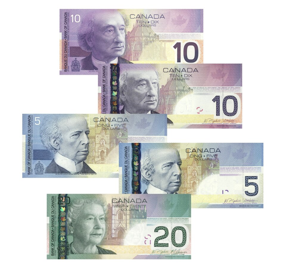 Paper Money Series Collection, 1937–2006, $1–$20 (26 notes) - TSC.ca