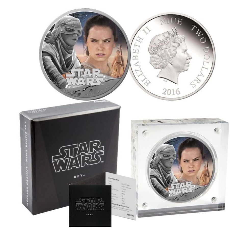 2016 $2 Star Wars: The Force Awakens - Rey Fine Silver Coin - TSC.ca