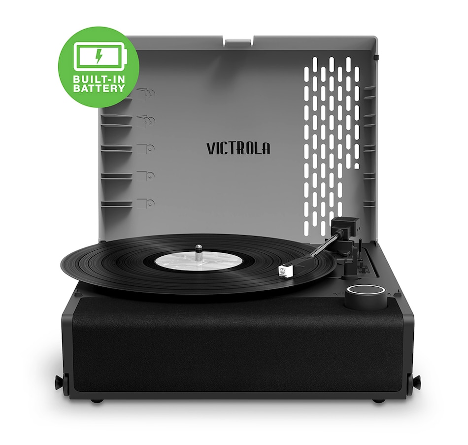 Victrola Revolution GO Portable Record Player (slate grey) - TSC.ca