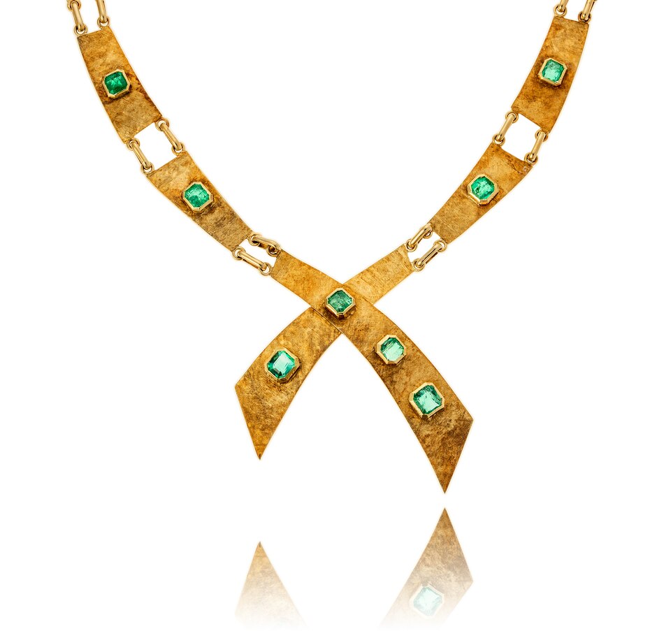 Estate Originals Custom Made 18K Yellow Gold Fancy Ribbon Design ...