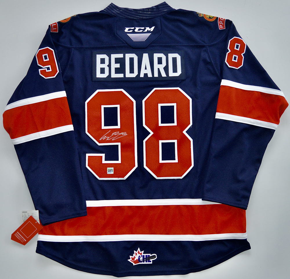 Sports Fan Gear Jerseys DPI Sports Autographed Connor Bedard Sports Fan Gear Jerseys DPI Sports Autographed Connor Bedard