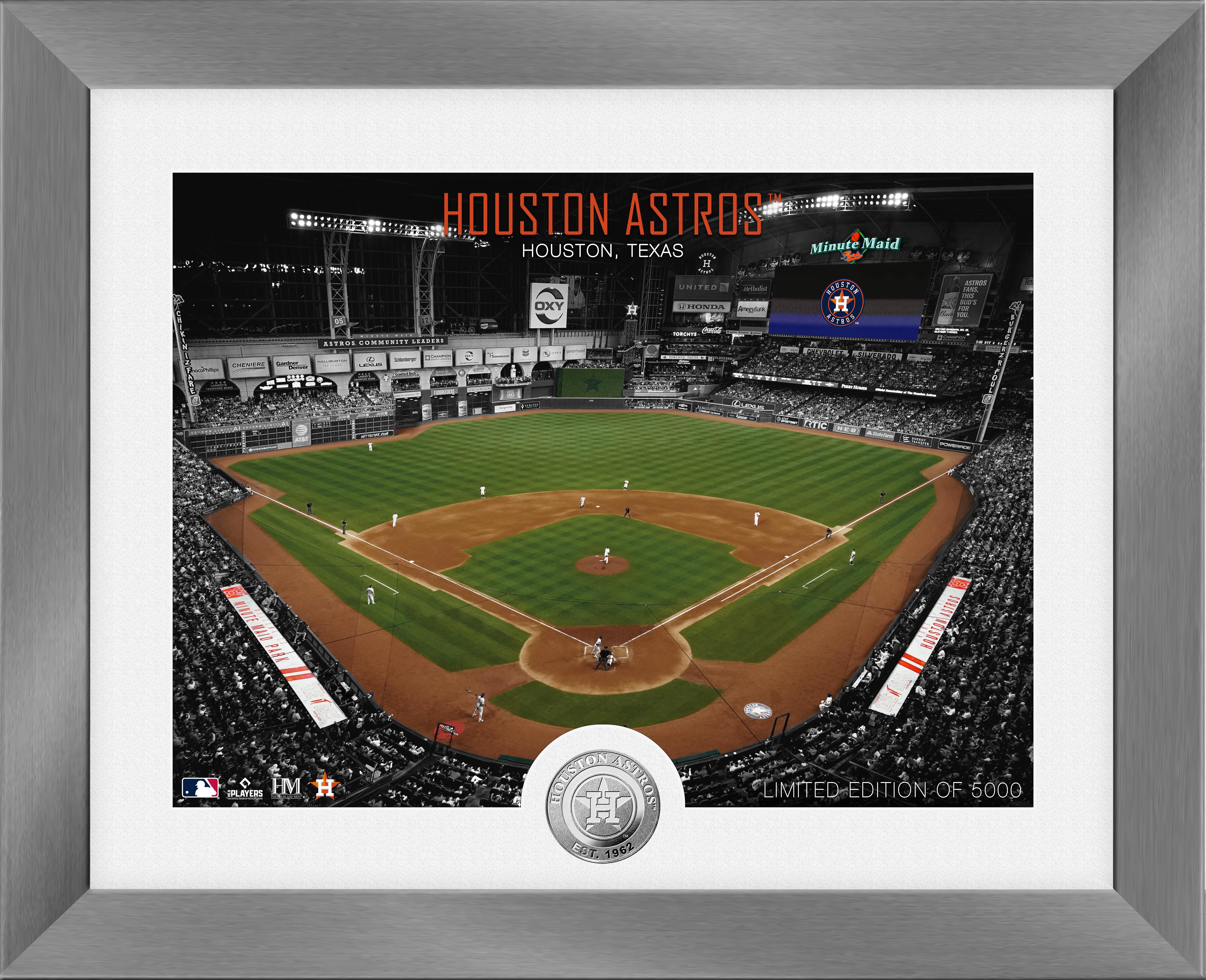 Houston Astros Art Deco Silver Coin Photo Mint - TSC.ca