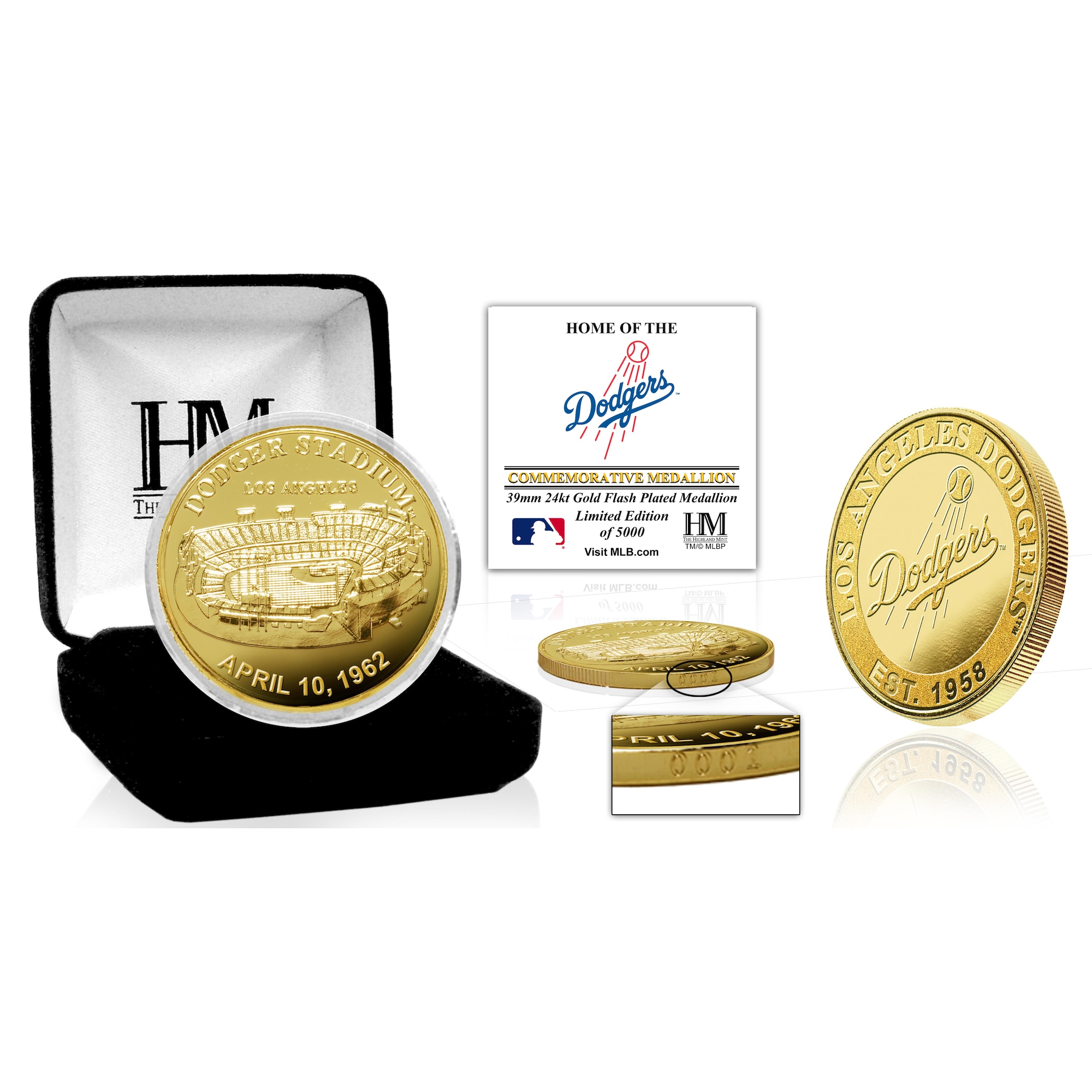 Los Angeles Dodgers Stadium Gold Mint Coin - TSC.ca