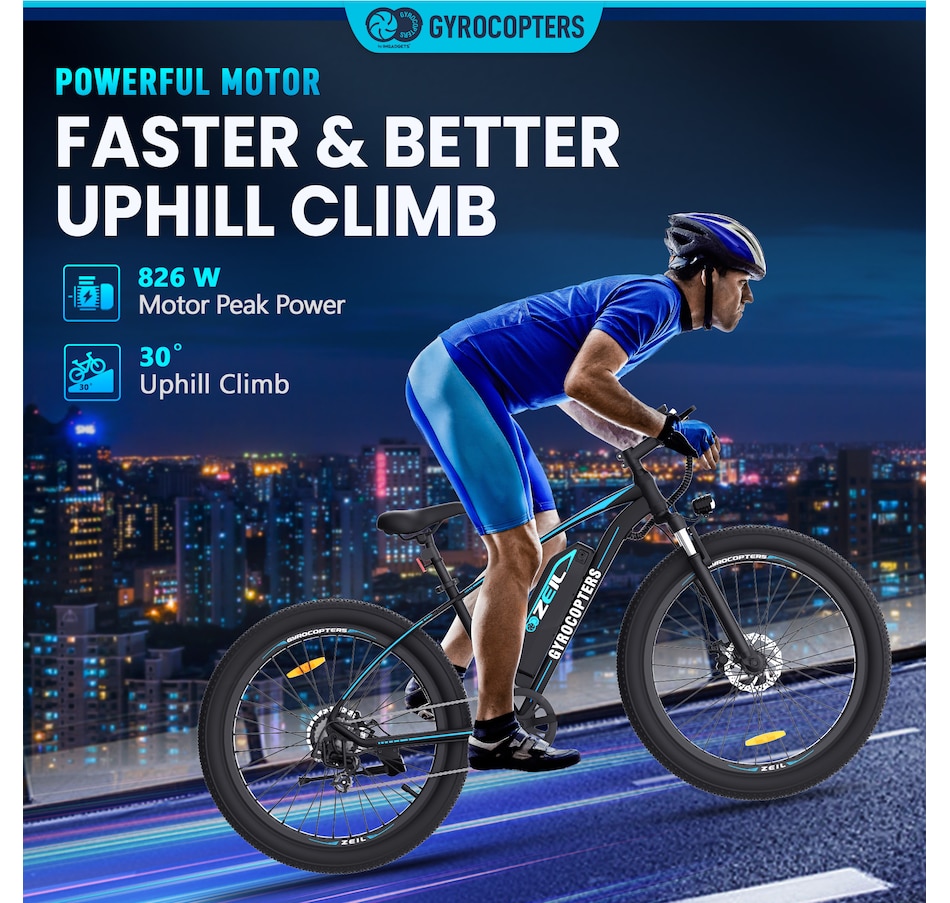 Gyrocopters Zeil Mountain E-Bike - TSC.ca