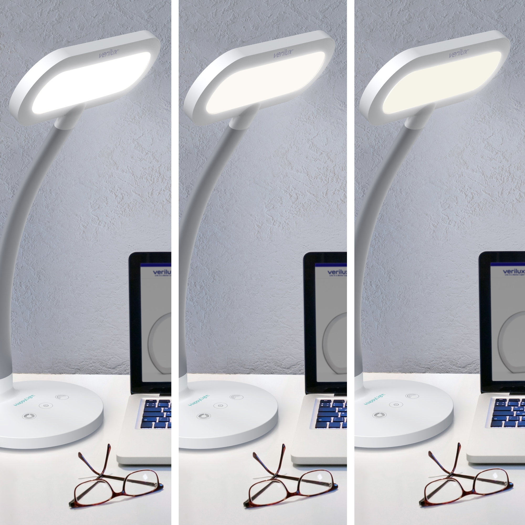 Verilux HappyLight Duo 2-in-1 Light Therapy and Task Desk Lamp - TSC.ca
