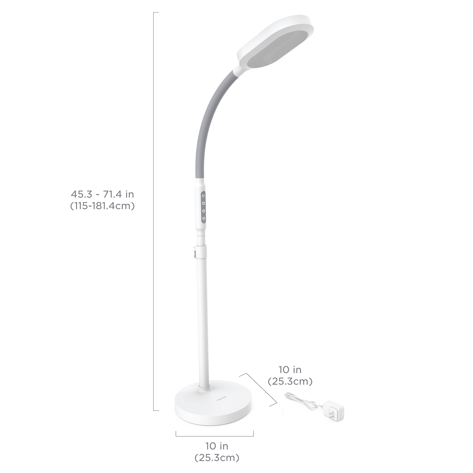 Verilux HappyLight Duo 2-in-1 Light Therapy and Task Floor Lamp - TSC.ca