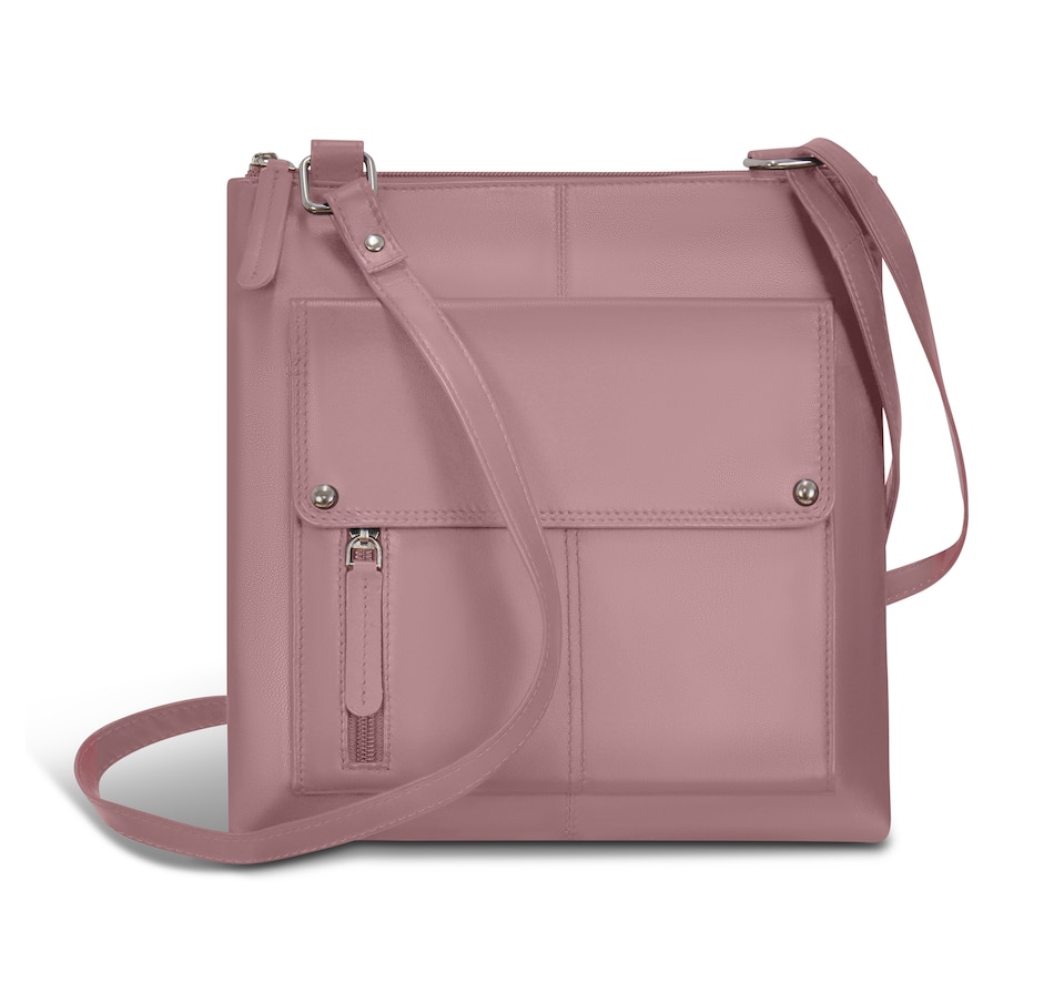 Champs Classic Leather RFID Crossbody Bag - TSC.ca