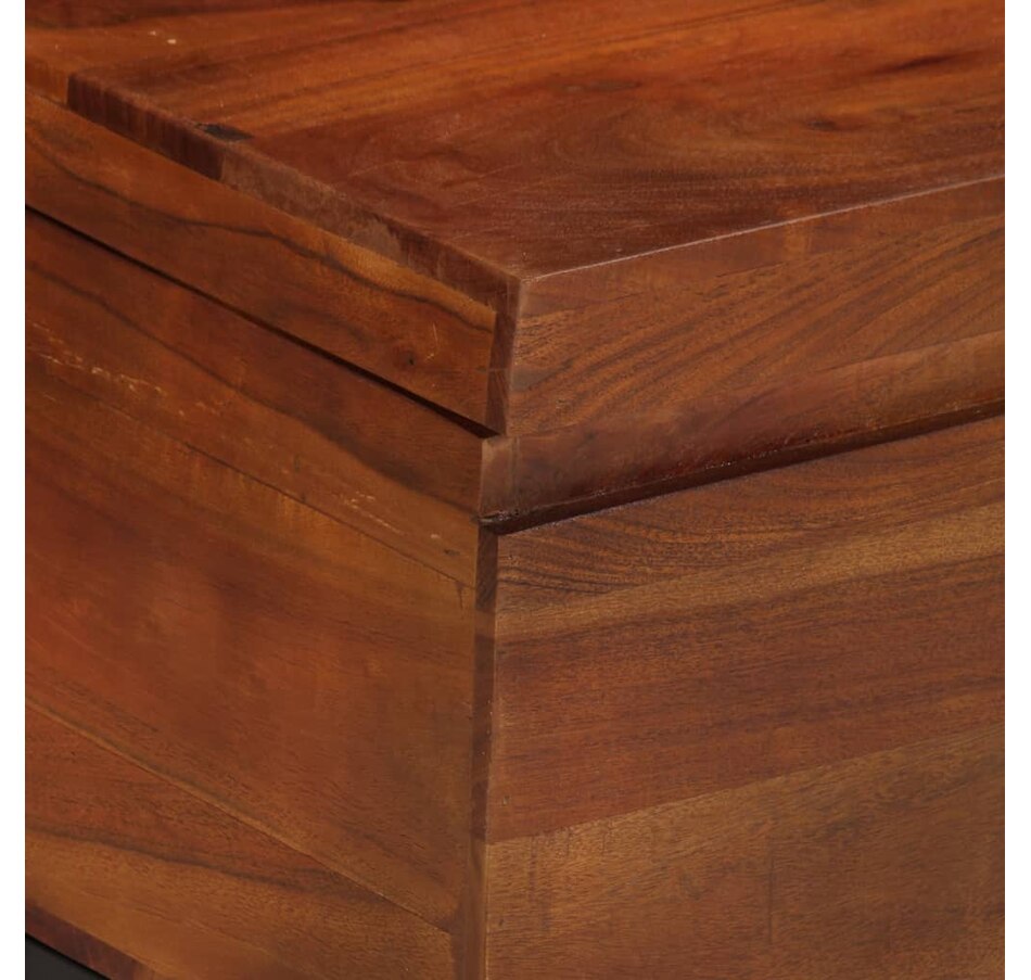 Storage chest 110x35x41 cm Solid acacia wood - TSC.ca