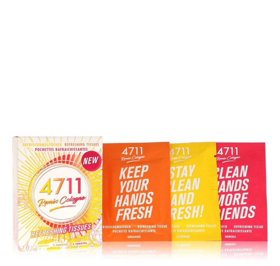 4711 Remix Neroli by 4711 Refreshing Tissue (Orange, Lemon+Neroli ...