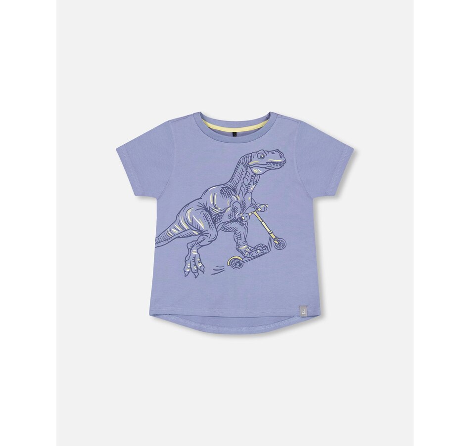 Clothing & Shoes - Tops - Organic Cotton T-Shirt With Print Blue - TSC ...