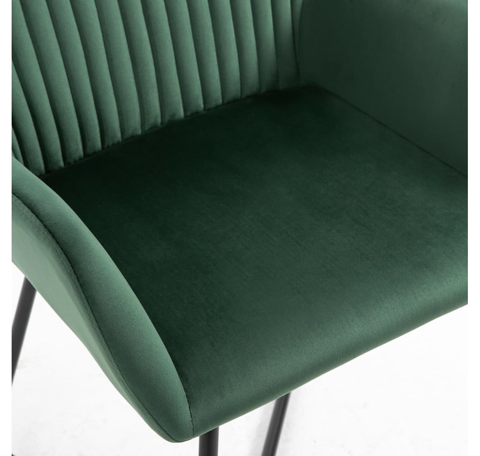 Dining chairs set of 2 velvet green - TSC.ca