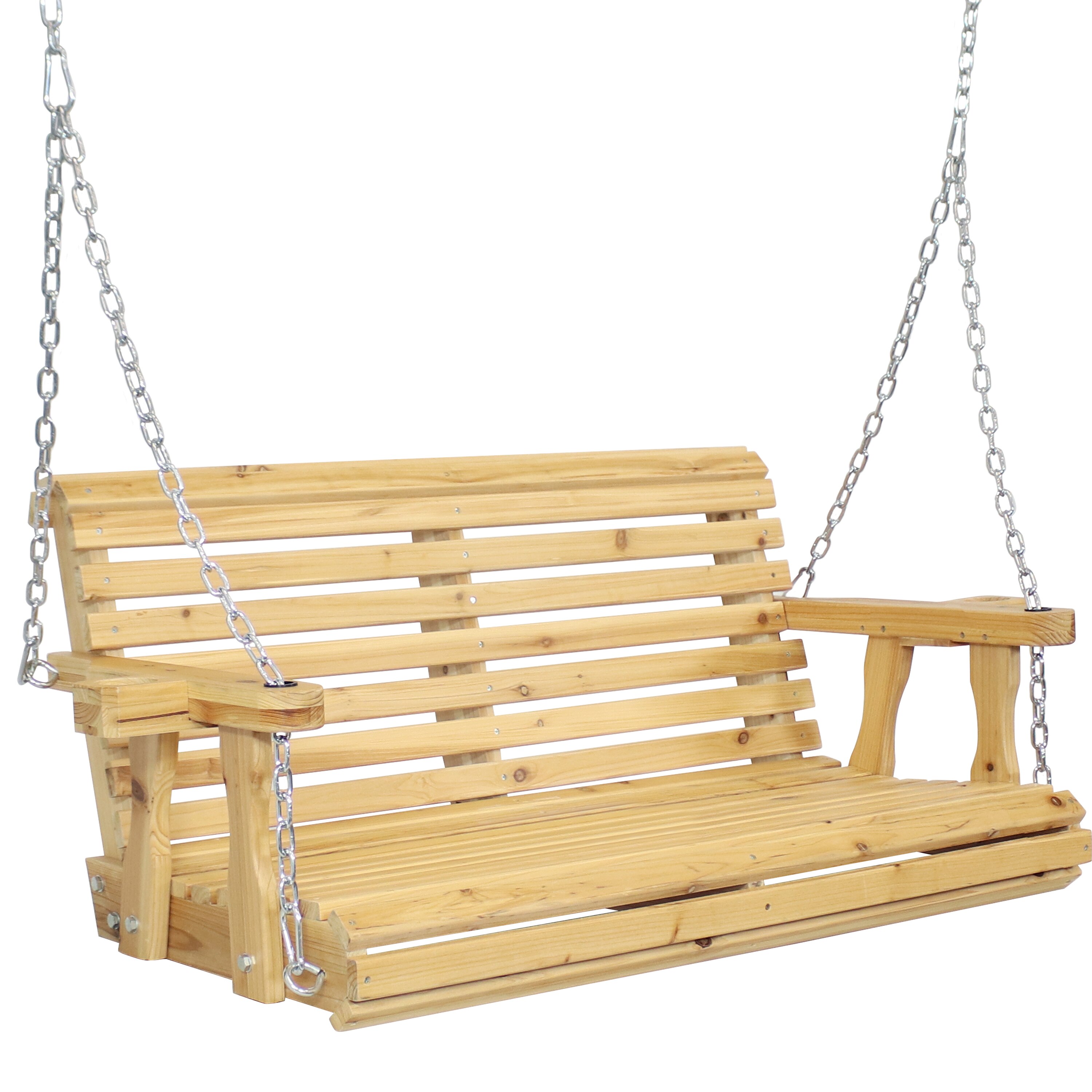 Traditional Wooden Porch Swing TSC