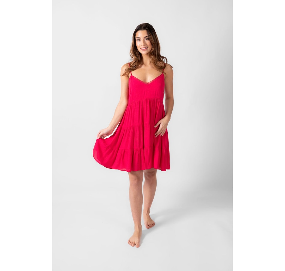 Miami Tiered Strappy Mini Dress - TSC.ca