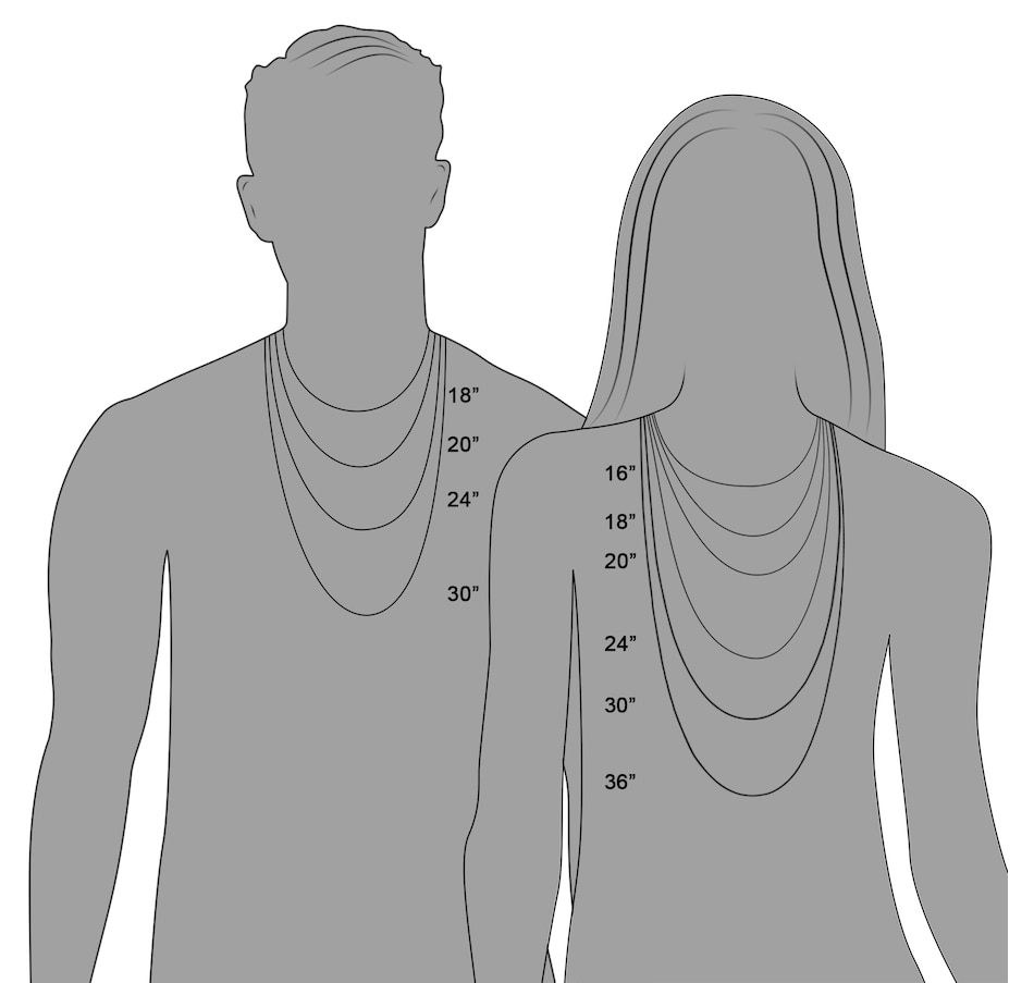 14k Yellow Gold 17 inch Necklace with Round Blue Topaz - TSC.ca