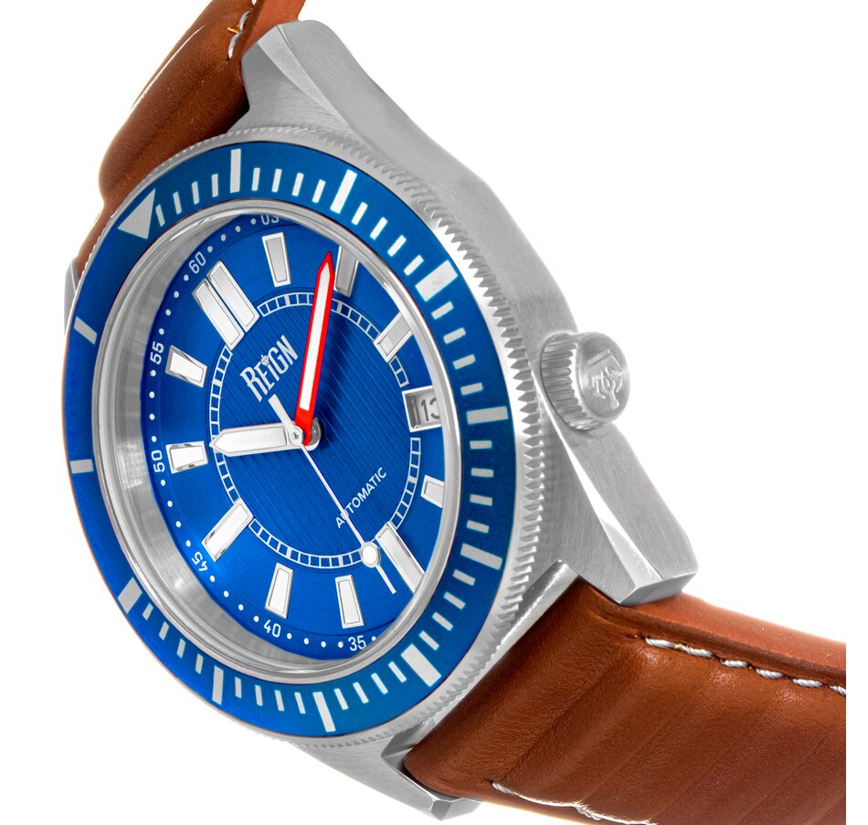 Jewellery - Watches - Reign Francis Leather-Band Watch w/Date - Online ...