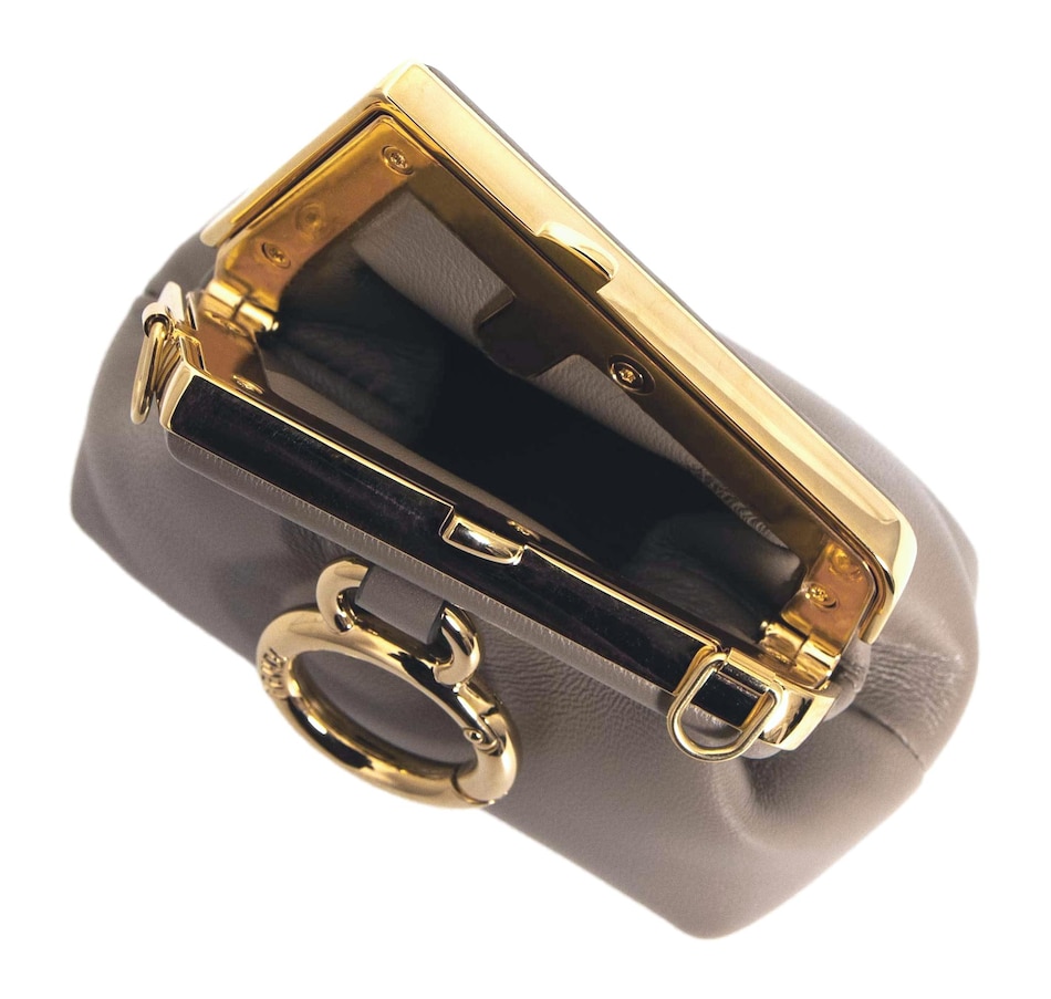 Clothing & Shoes - Handbags - Fendi First Tortora Gray Leather Nano ...