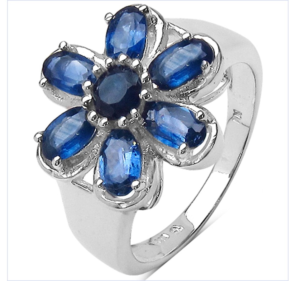 Jewellery - 2.43 Carat Genuine Blue Sapphire .925 Sterling Silver Ring ...