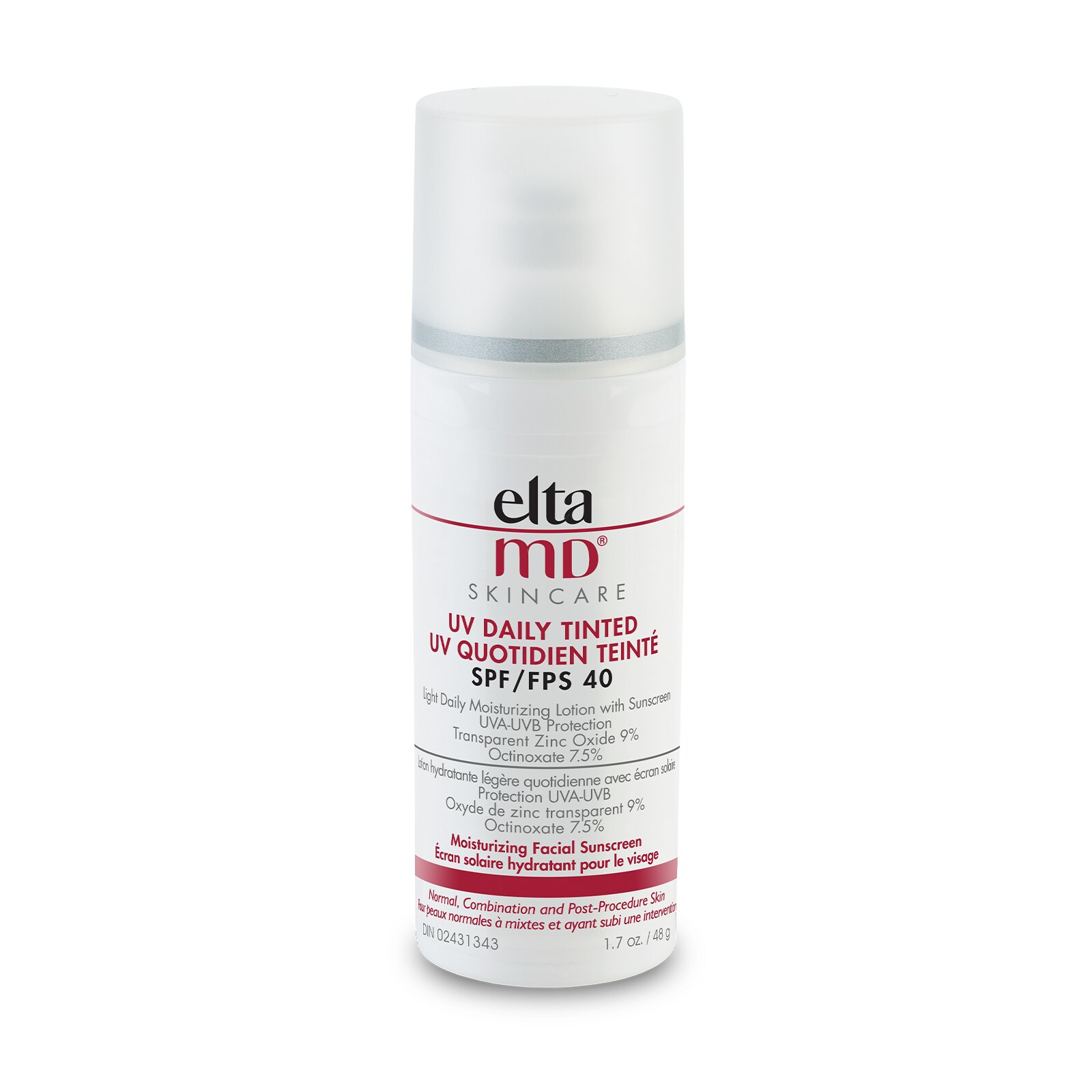 Beauty Skin Care EltaMD UV Daily Tinted Broad Spectrum SPF 40 Facial Sunscreen 48g 1.7fl oz TSC Online Shopping for Canadians
