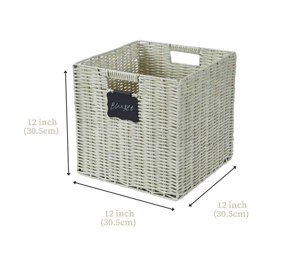 Wicker Baskets Storage Organization - Cube Storage Baskets - TSC.ca