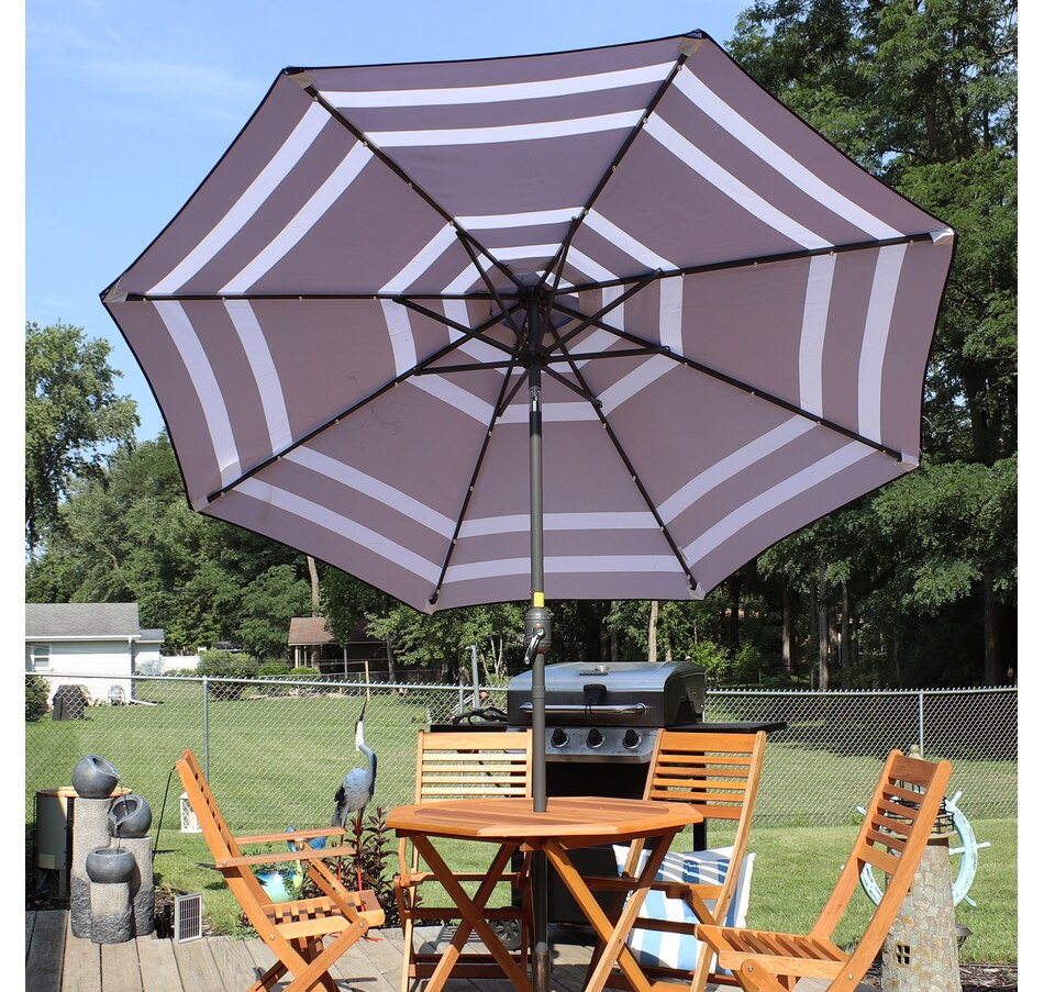Home & Garden - Outdoor Living - Outdoor Furniture - 9' Solar Patio ...