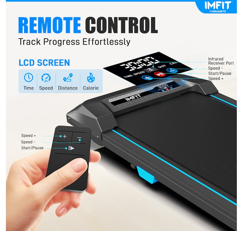 IMFIT Walking Pad Lite Treadmill | Compact & Space-Saving Design ...
