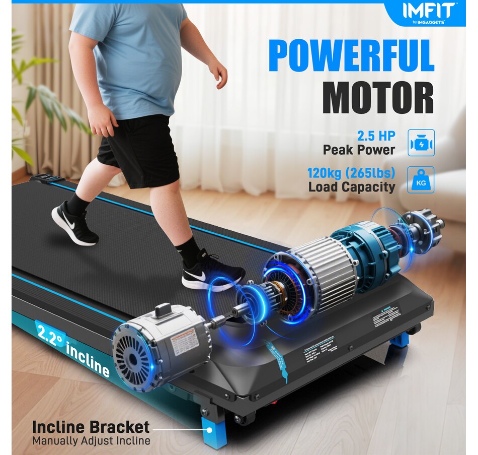 IMFIT Walking Pad Lite Treadmill | Compact & Space-Saving Design ...