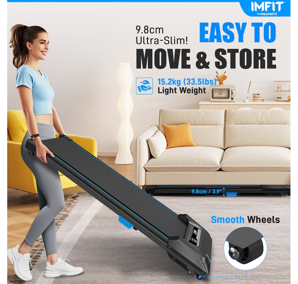 IMFIT Walking Pad Lite Treadmill | Compact & Space-Saving Design ...